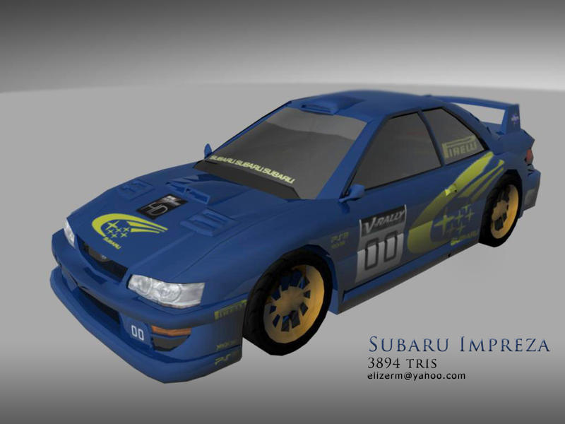 Subaru Impreza - Game ArT by ubeh on DeviantArt