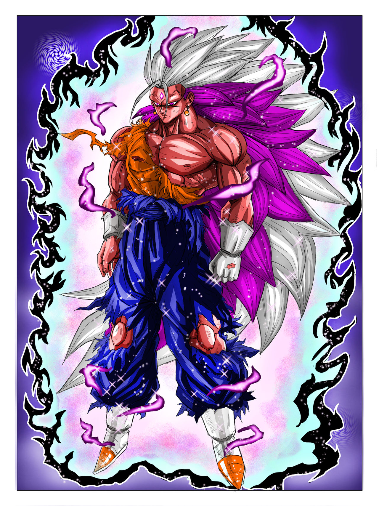 Vegito Super Ultra Ego Instinct Lvl3 By Ladalll On Deviantart