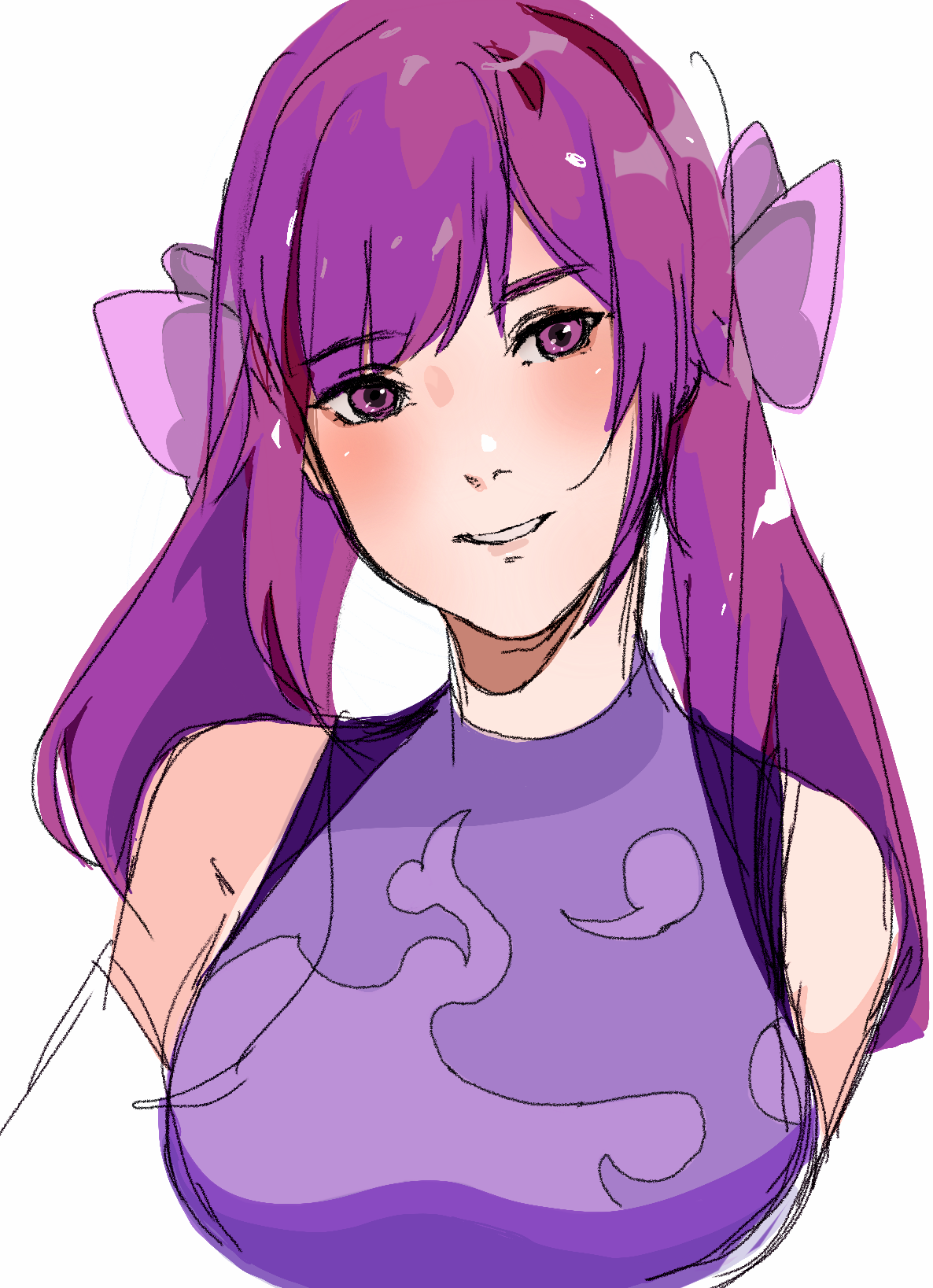 Anime Girl Sketch By Pxyi On Deviantart