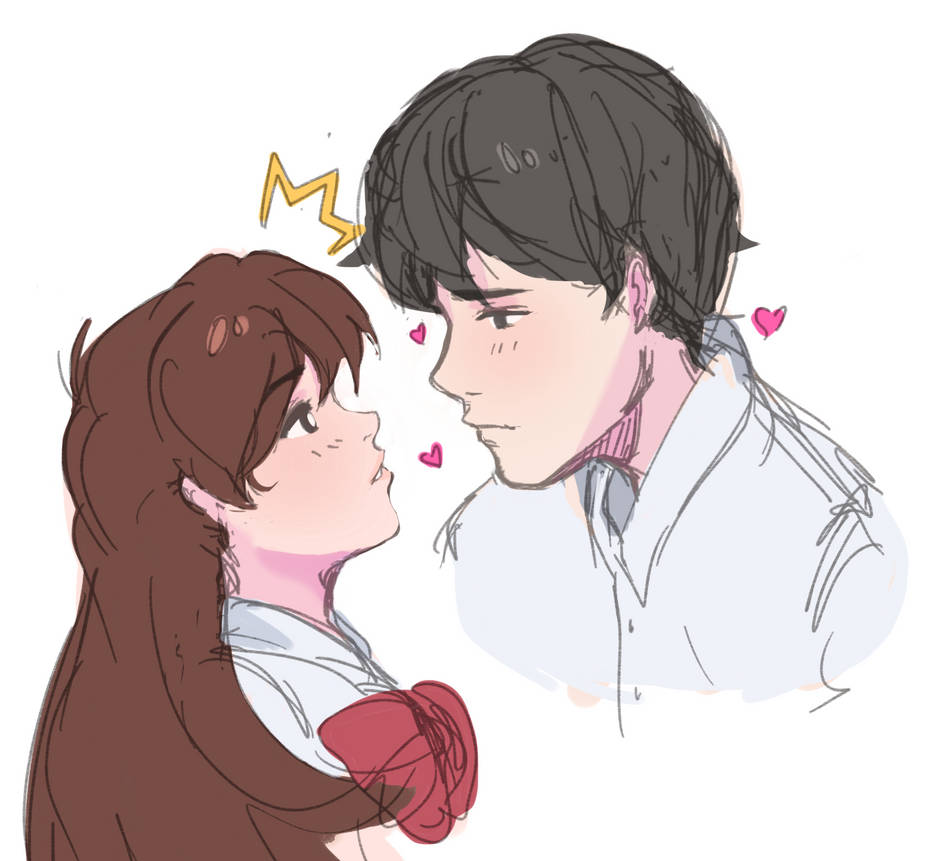 Romance Kiss Scene By Pxyi On Deviantart