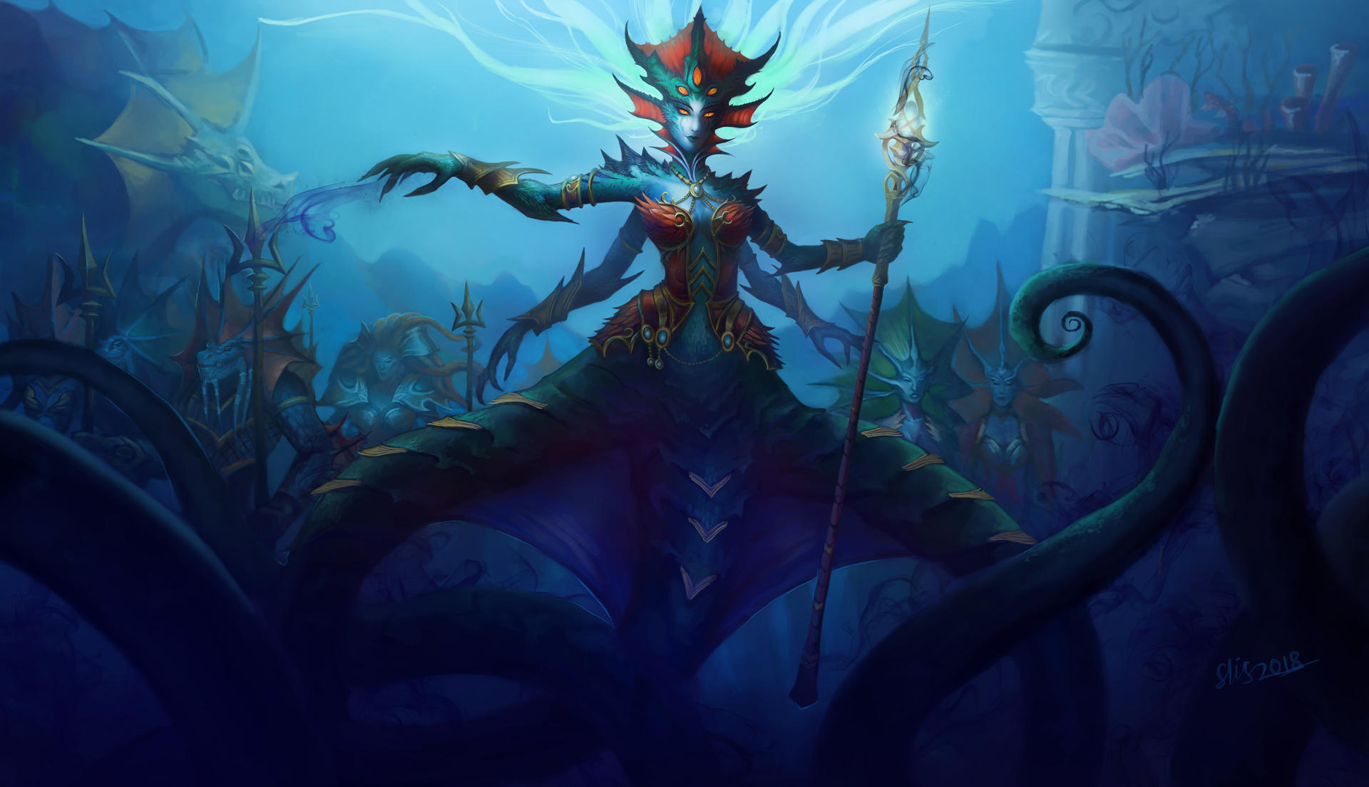 Queen Azshara By Elizanel On Deviantart