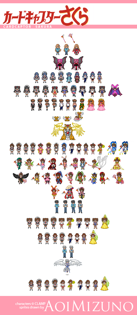 CardCaptor Sakura Sprites by AoiMizuno on DeviantArt