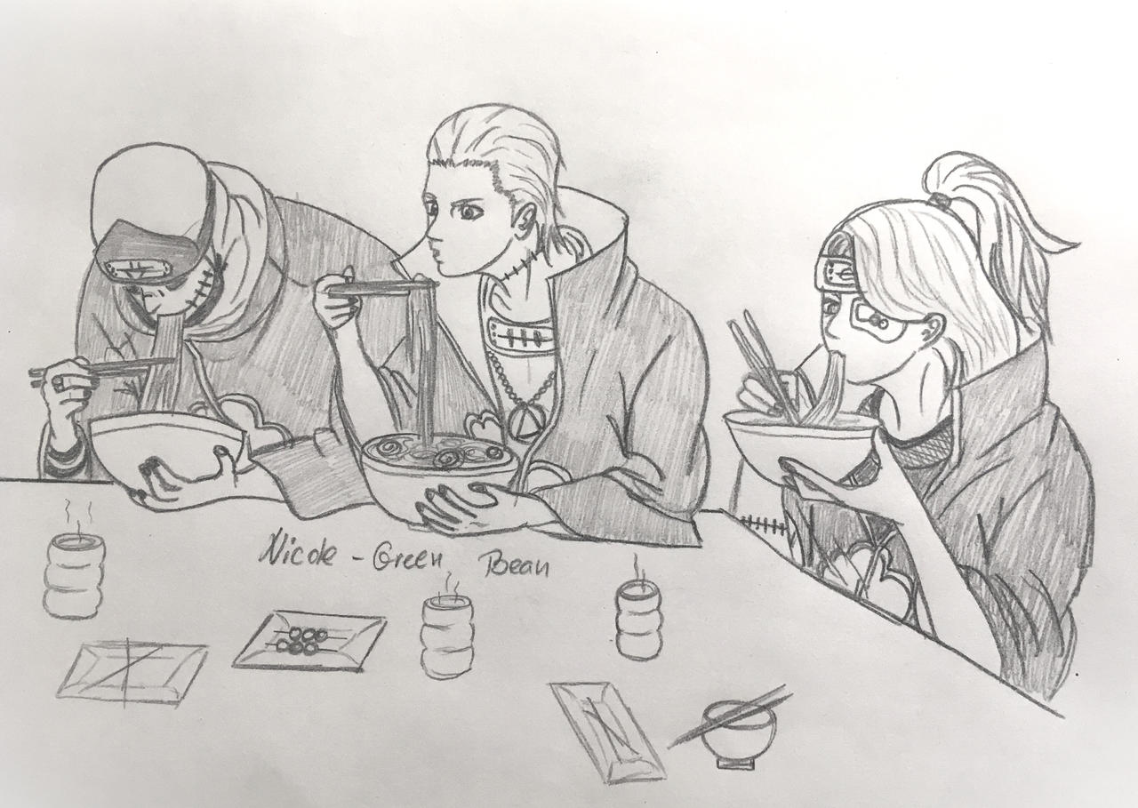 Deidara X Hidan X Kakuzu By Nicole Greenbean On Deviantart