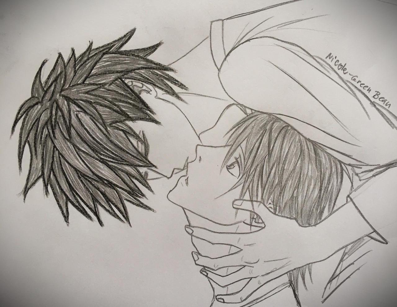 Lawliet X Light By Nicole Greenbean On Deviantart