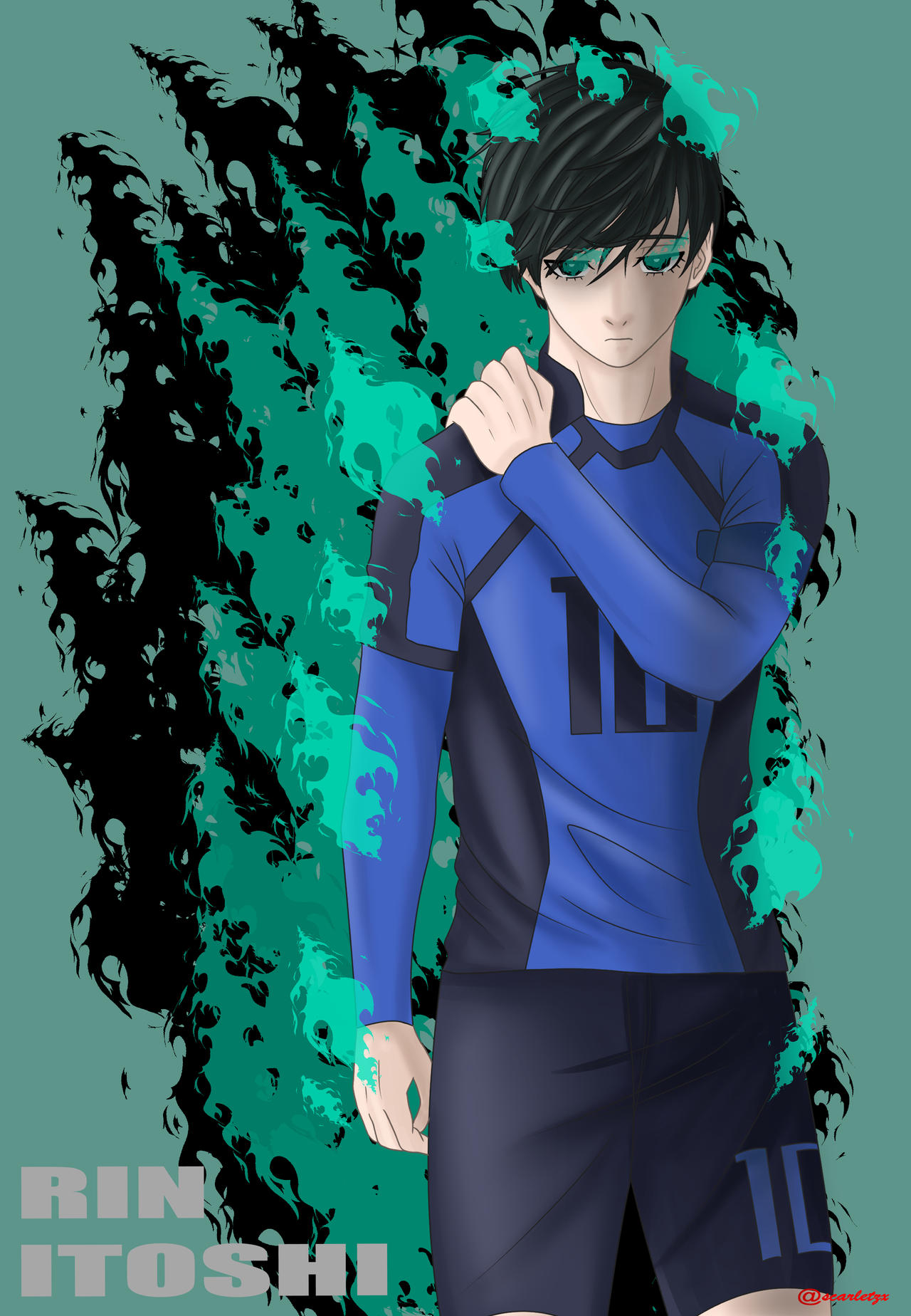 Rin Itoshi Fanart By Scarletzx11 On Deviantart