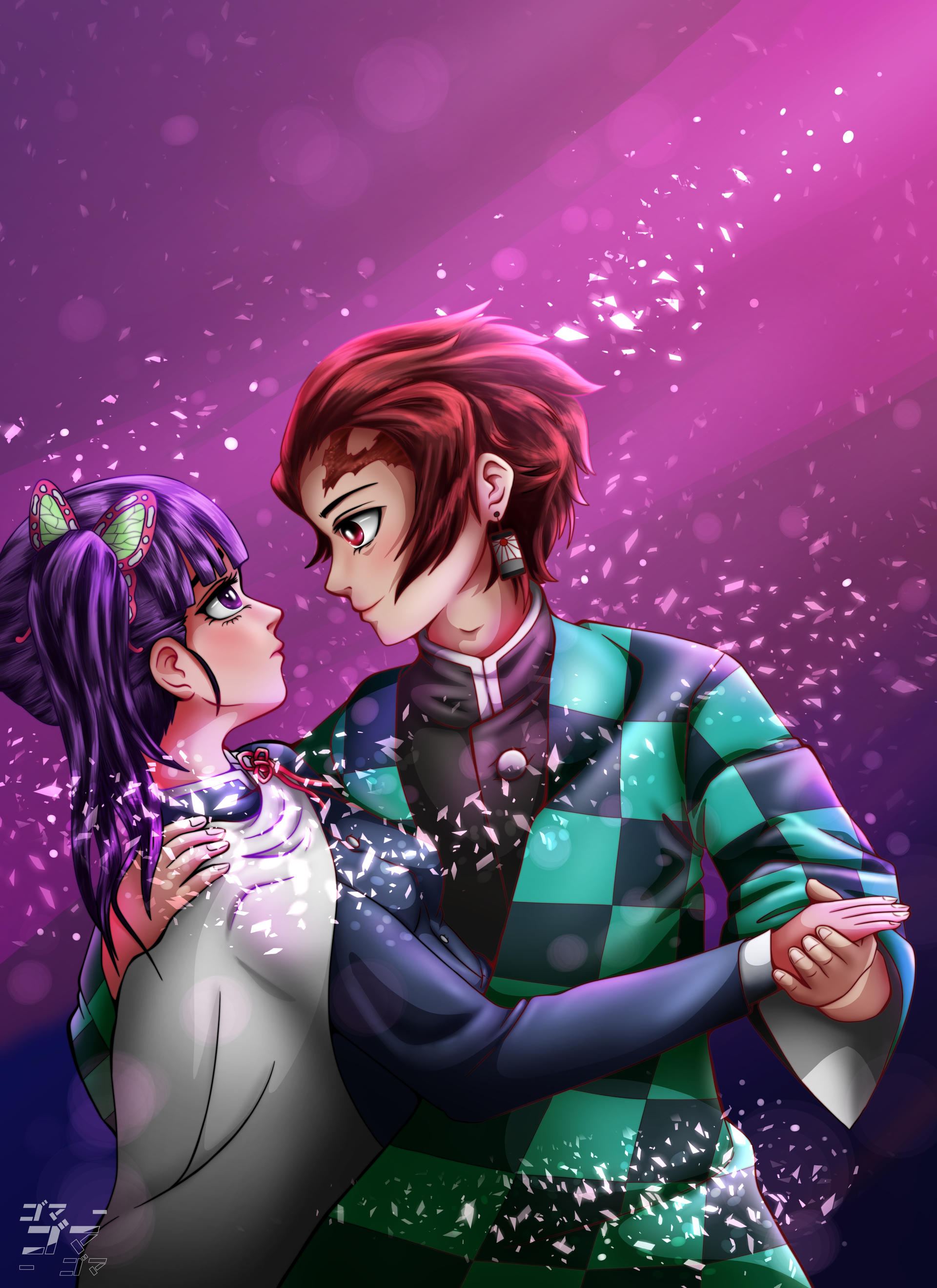 Kanao X Tanjirou By Bijihwijen On Deviantart