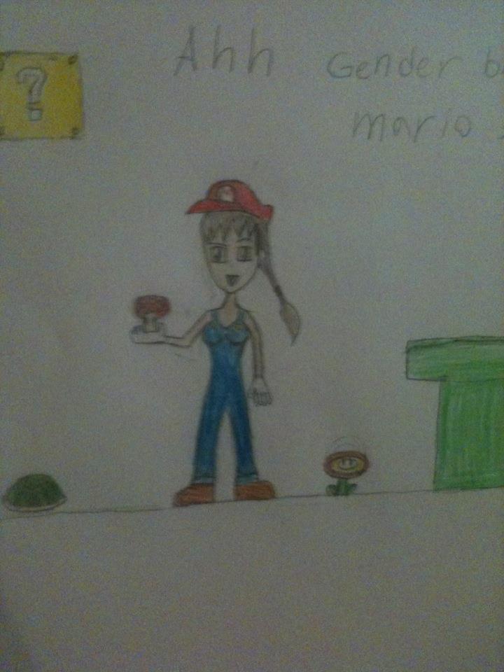 Gender Bender Mario By Detraxdubstepwarrior On Deviantart