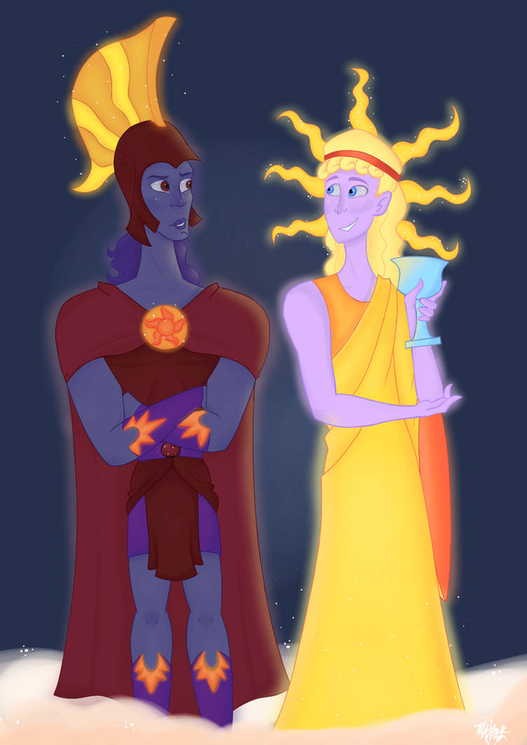 Apollo And Helios~ By Thatroseplaya On Deviantart