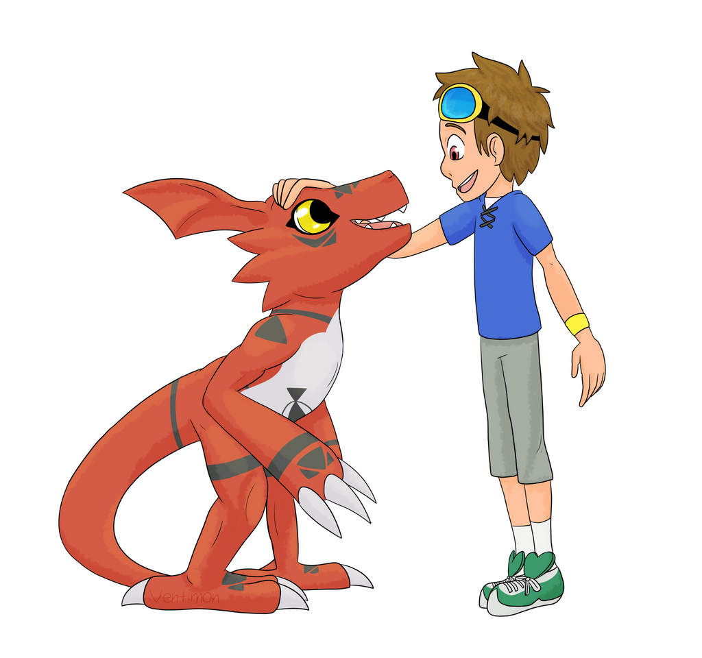 Takato And Guilmon By Ventimon On Deviantart