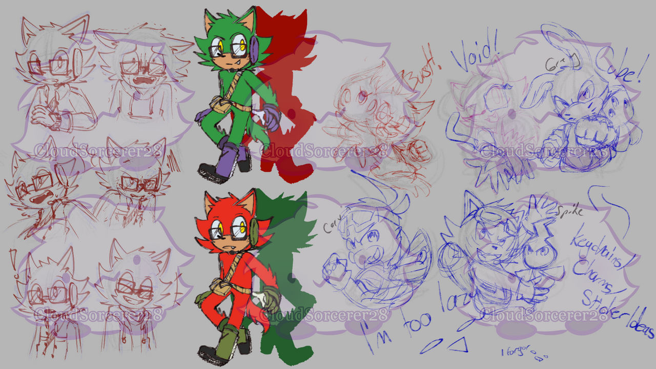 Sonic Forces Sketches 19 By Cloudsorcerer28 On Deviantart
