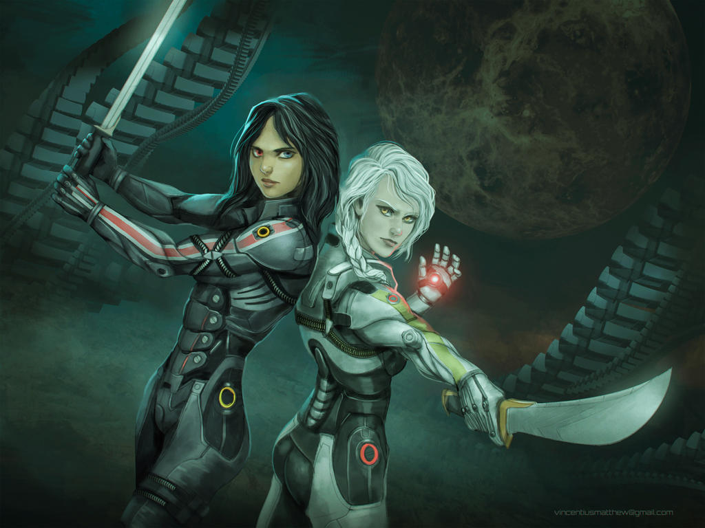 Commission Mass Effectphantom X Nemesis By Vincentiusmatthew On Deviantart
