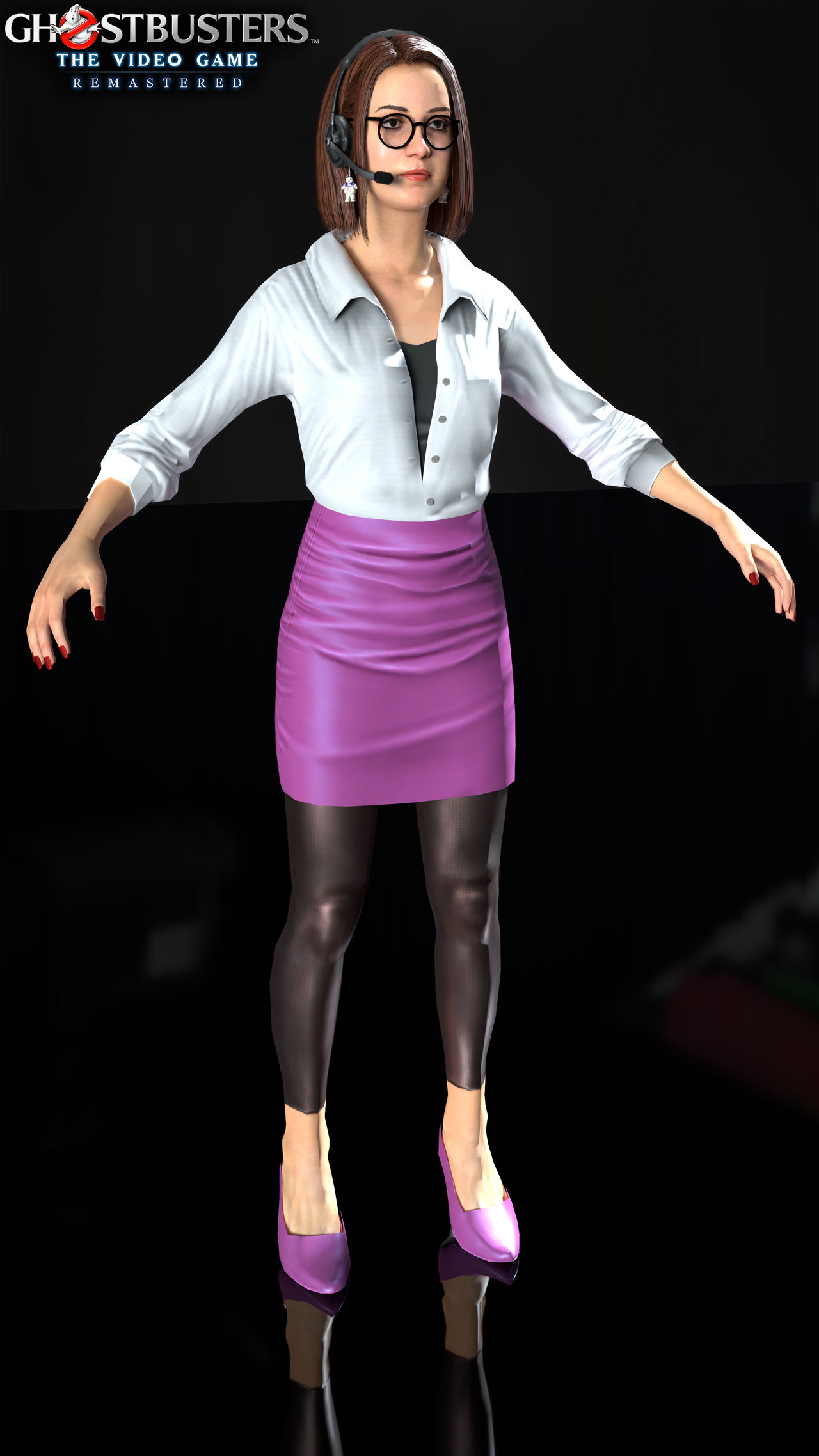 Janine Melnitz Ghostbusters The Videogame By Axel Noir On Deviantart