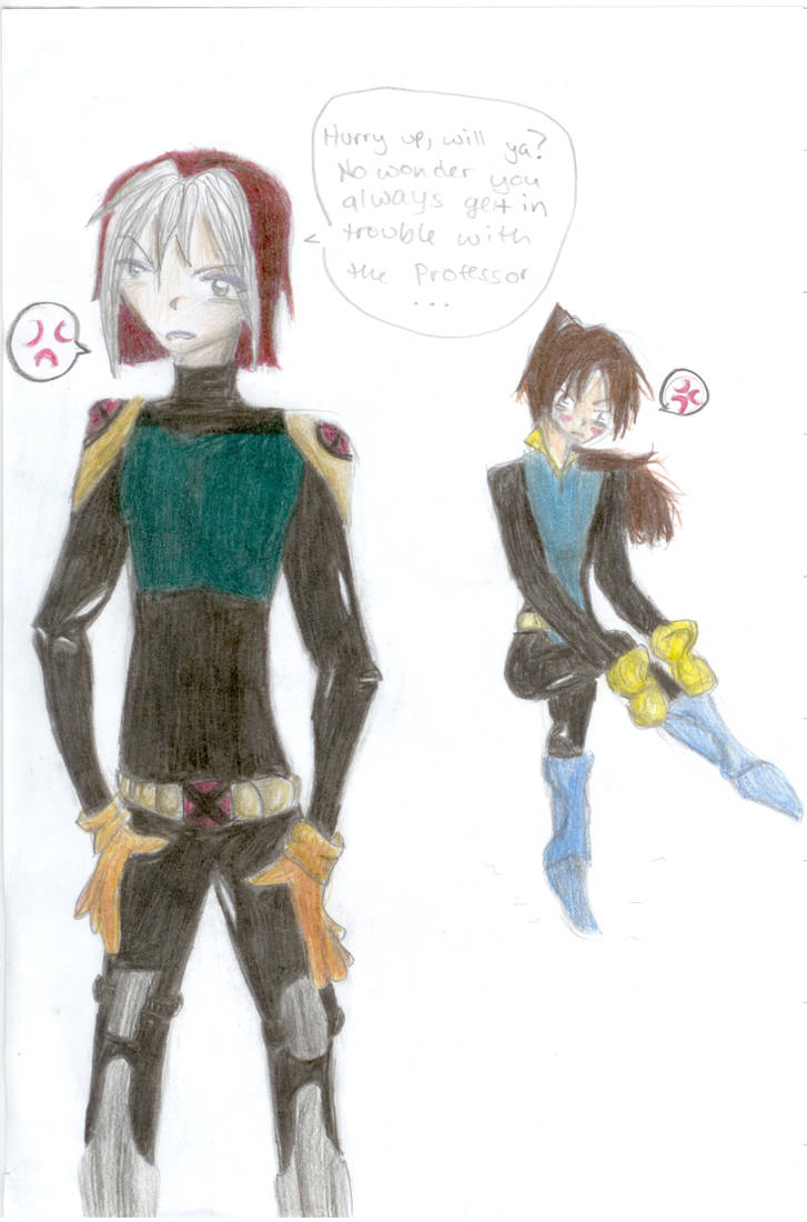 Rogue and Kitty by sorinslayer4eva on DeviantArt