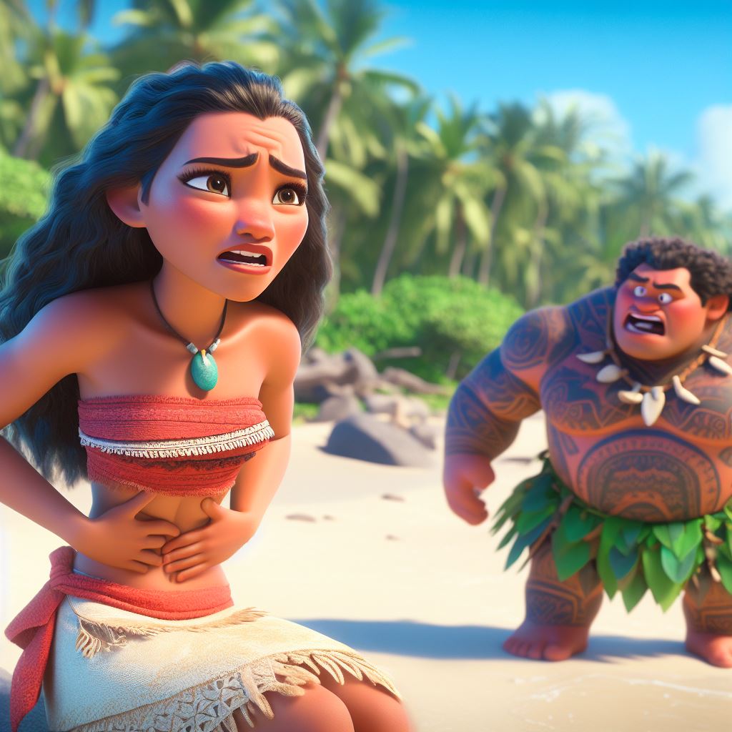 Moana Gets Trained By Maui 2 By Peezy09 On Deviantart