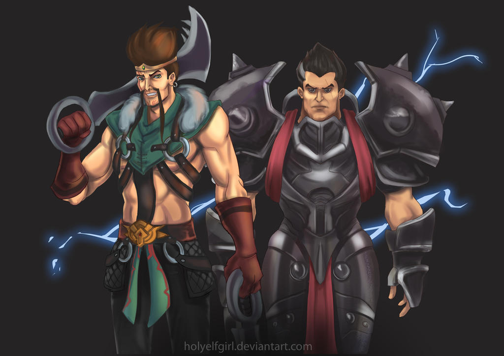 Draven And Darius By Holyelfgirl On Deviantart