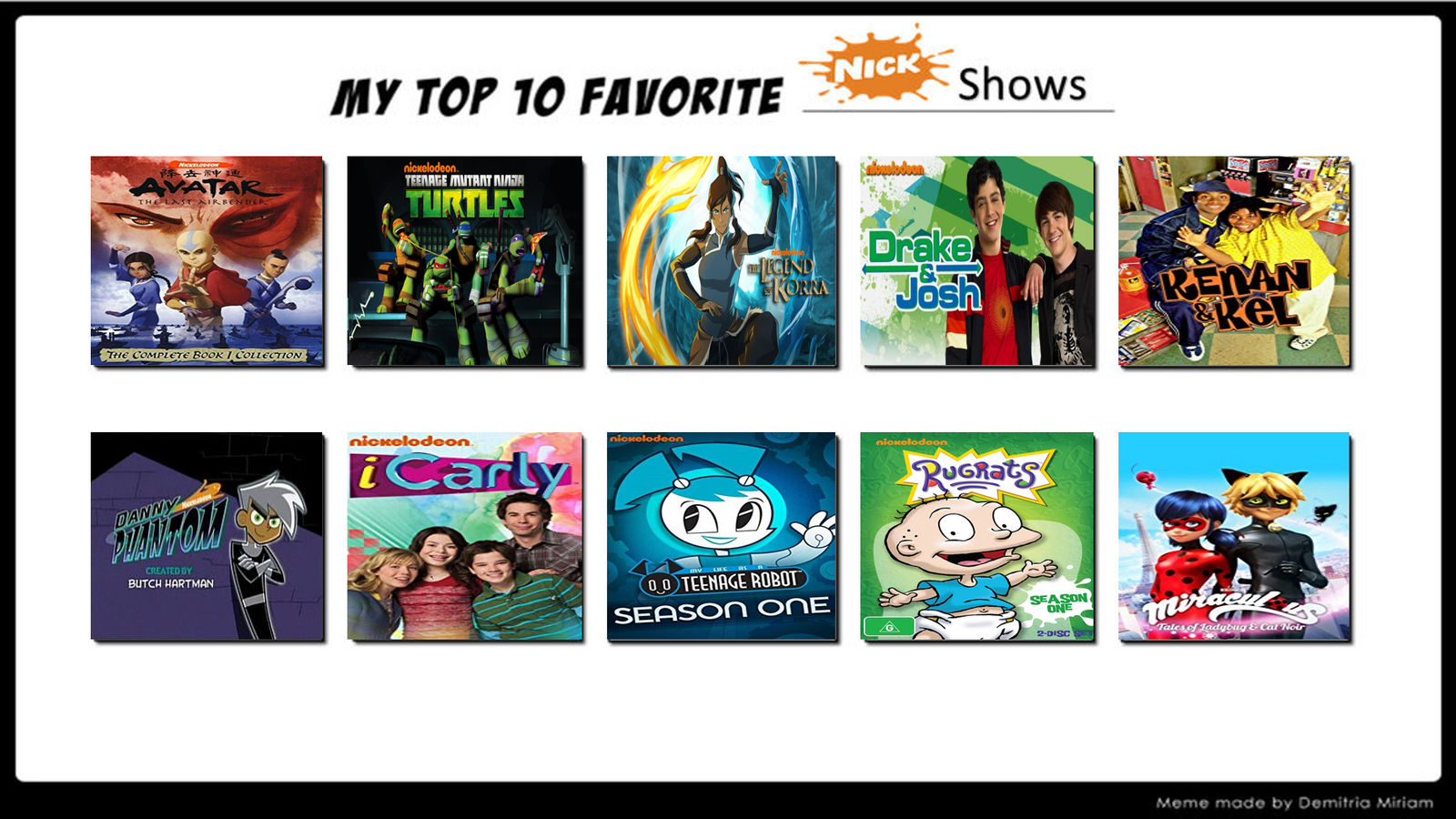 Rains Favorite Nickelodeon Shows By Rainbine94 On Deviantart