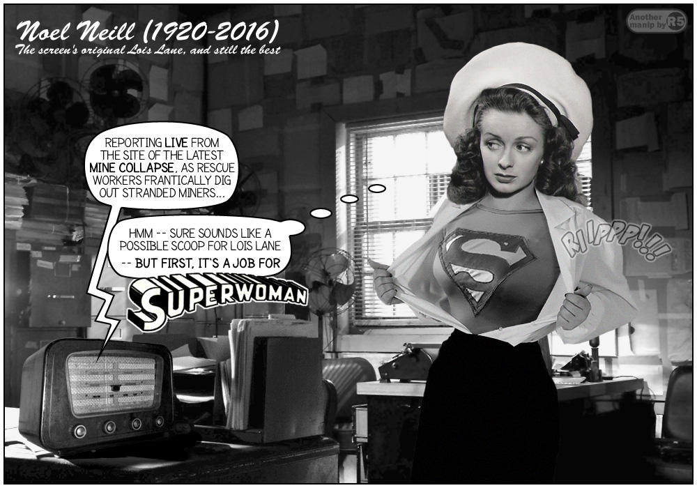 Noel Neill Superwoman By 5red On Deviantart