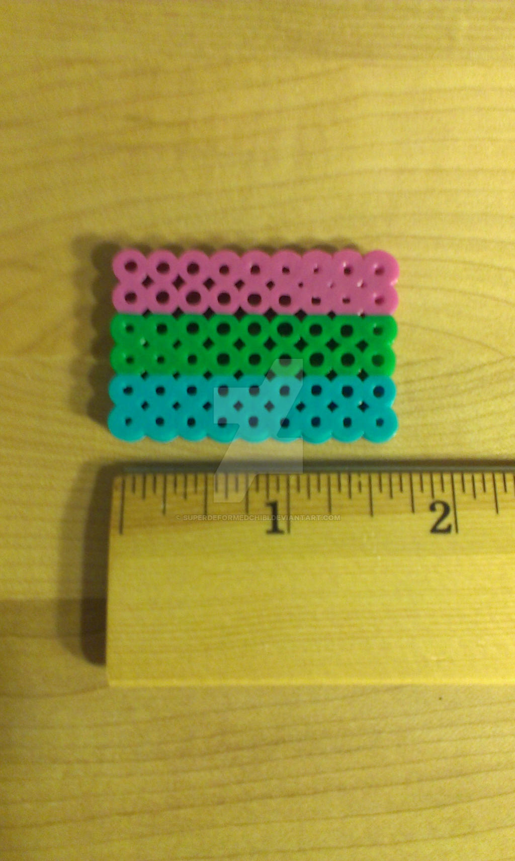 Poly Pride Flag- Perler Bead by superdeformedchibi on DeviantArt Poly Pride Flag- Perler Bead by superdeformedchibi on DeviantArt