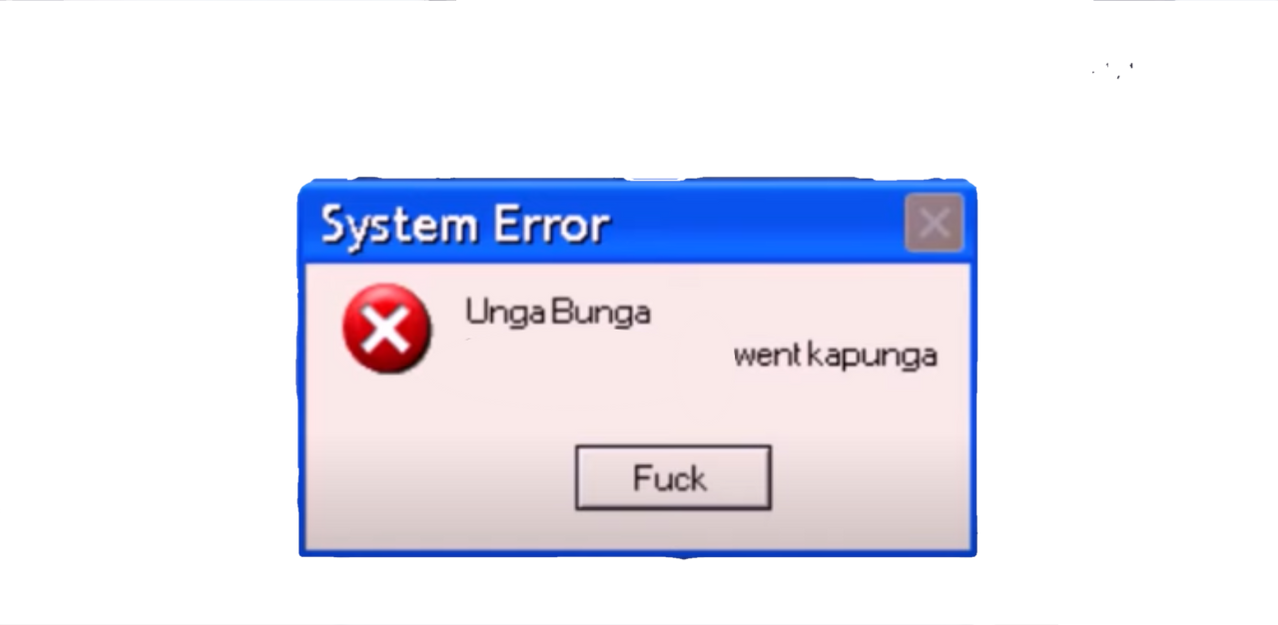 Windows XP error popup Unga Bunga transparent by CartoonJam on DeviantArt Windows XP error popup Unga Bunga transparent by CartoonJam on DeviantArt