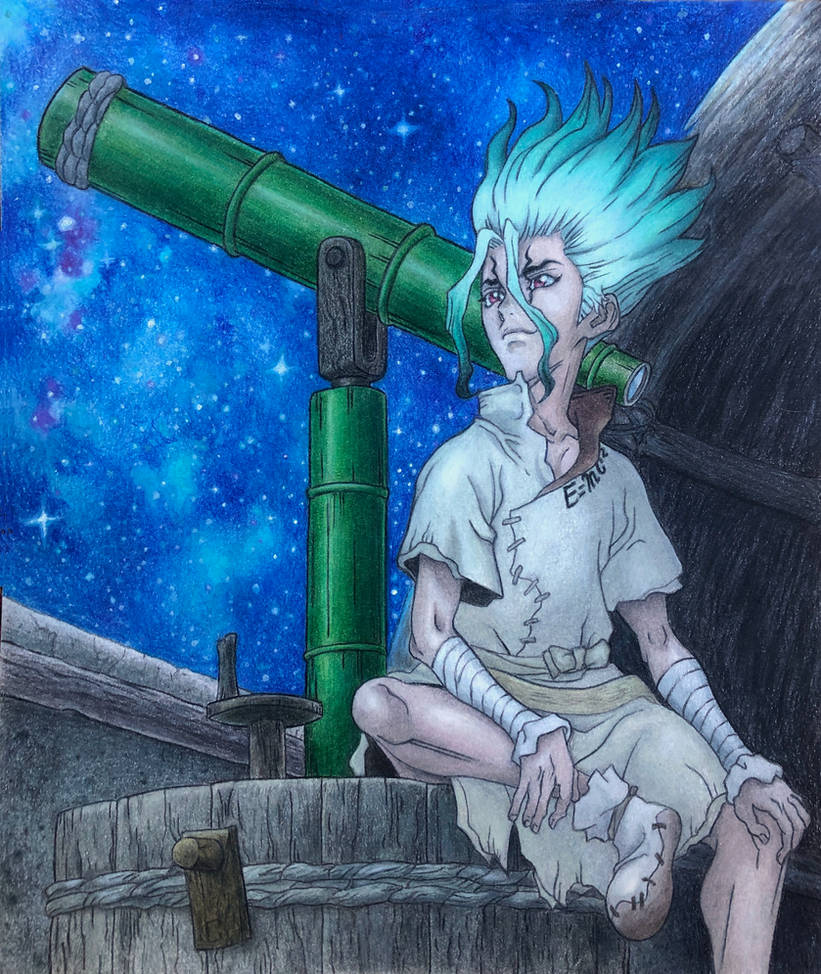 Senku Dr Stone By Amoszz On Deviantart