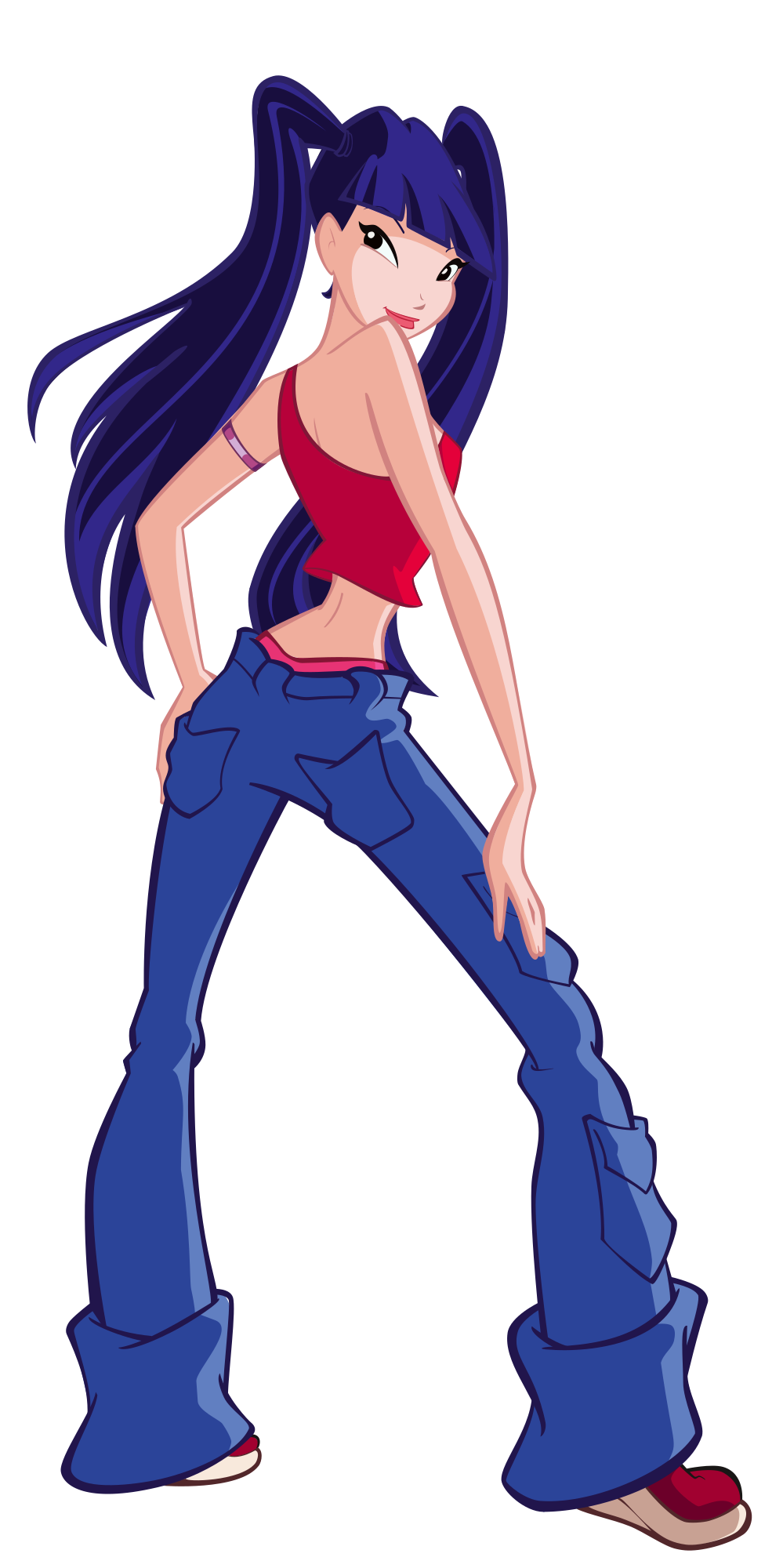 Musa Casual With Long Hair By Blackmudswamp On Deviantart