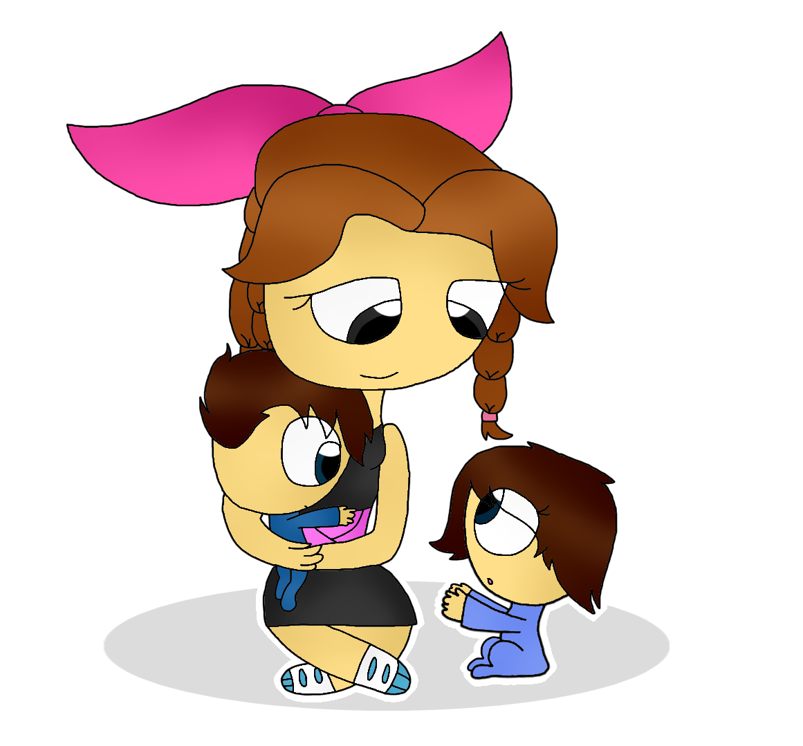 Megan Star And Her Twins By Cyrilwolff On Deviantart