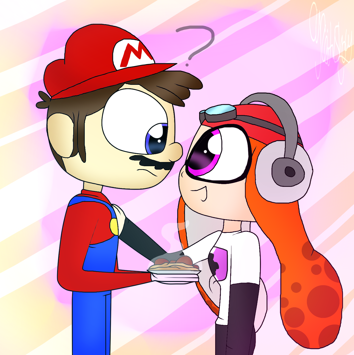 Mario And Meggy By Cyrilwolff On Deviantart