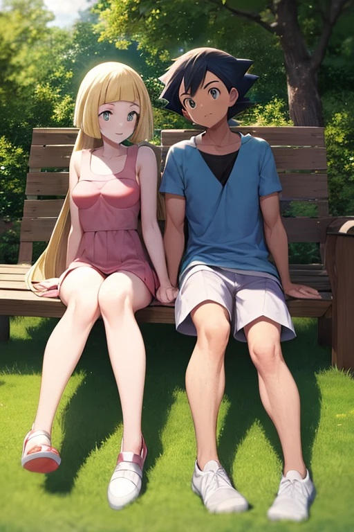 Ash And Lilly Couples By Benten 99 On Deviantart