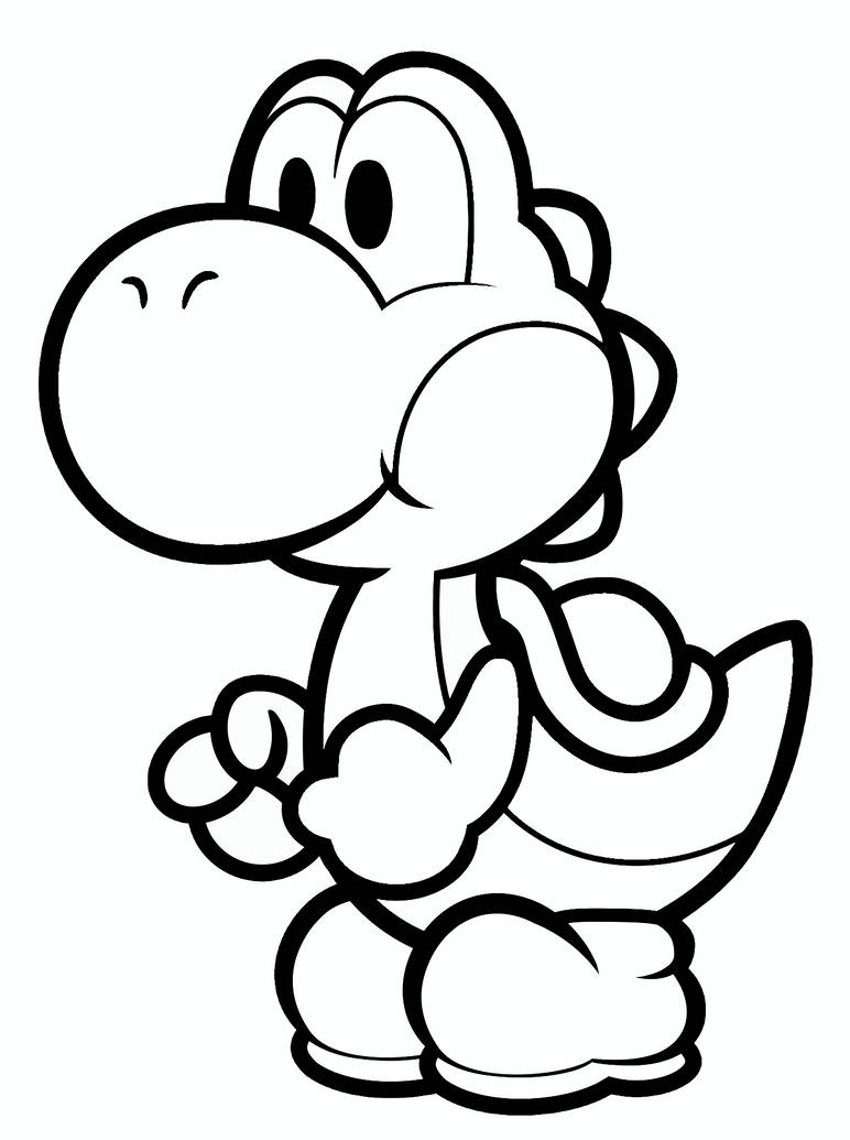 Paper Mario Baseyoshi By Erbfgetfgbnbgf On Deviantart