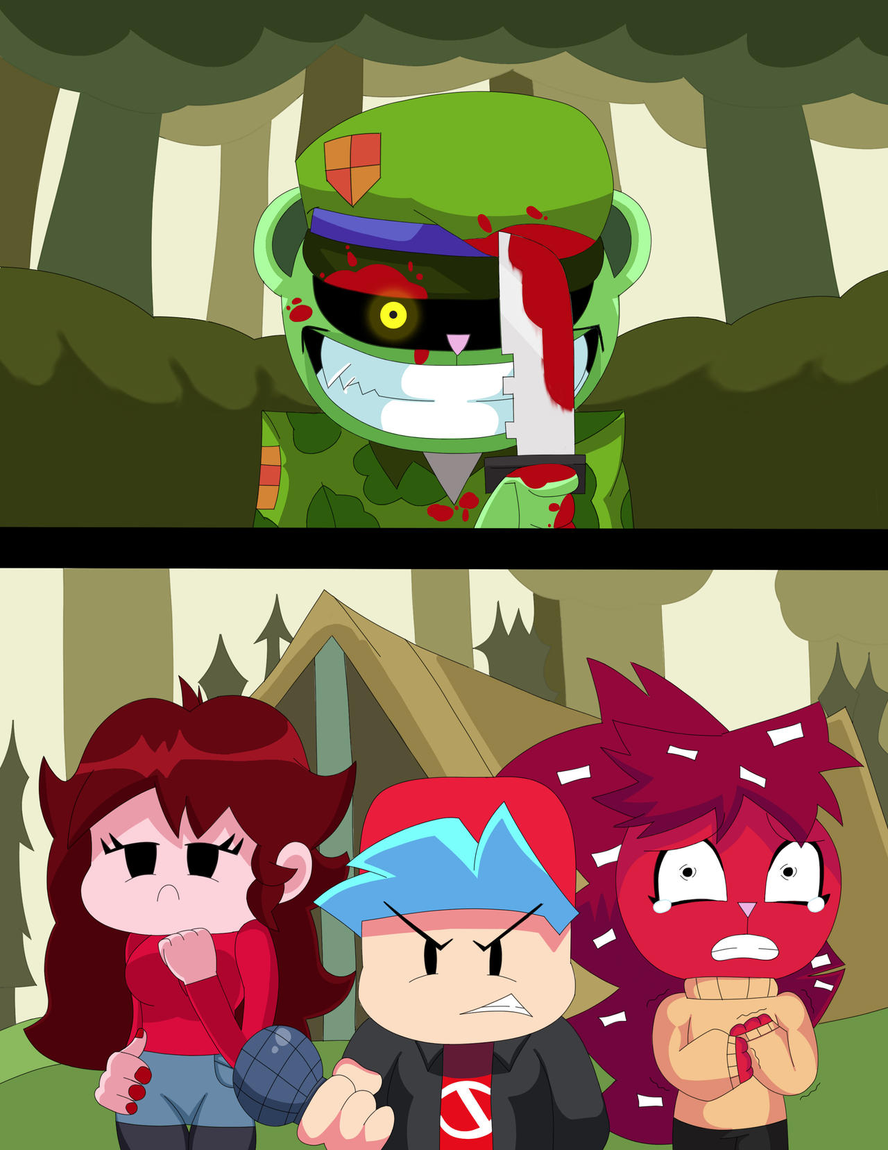 VS Flippy (Fliqpy) FNF by MinusBrush on DeviantArt VS Flippy (Fliqpy) FNF by MinusBrush on DeviantArt