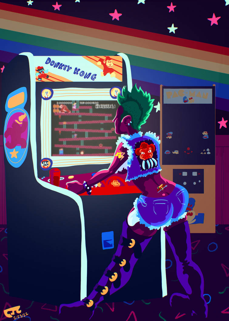 Arcade Girl By Countbedlam On Deviantart