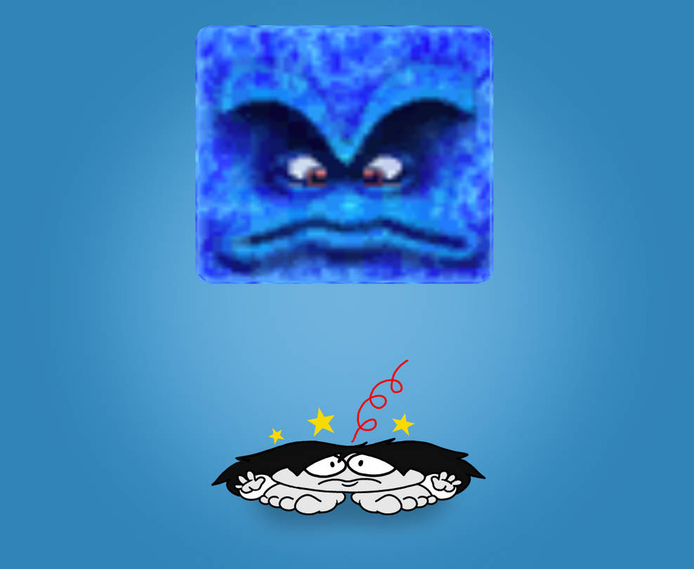 Jeff Squashed Flat By A Thwomp By Inflationfan46 On Deviantart