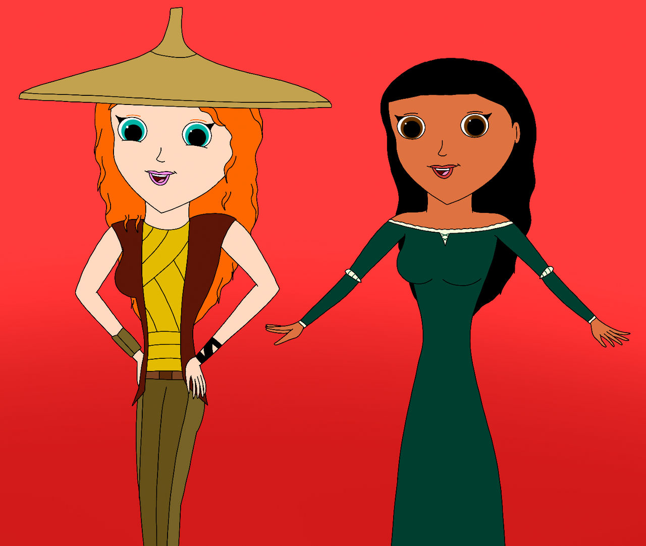 Merida and Raya clothing swap by RobsonDoodle on DeviantArt Merida and Raya clothing swap by RobsonDoodle on DeviantArt