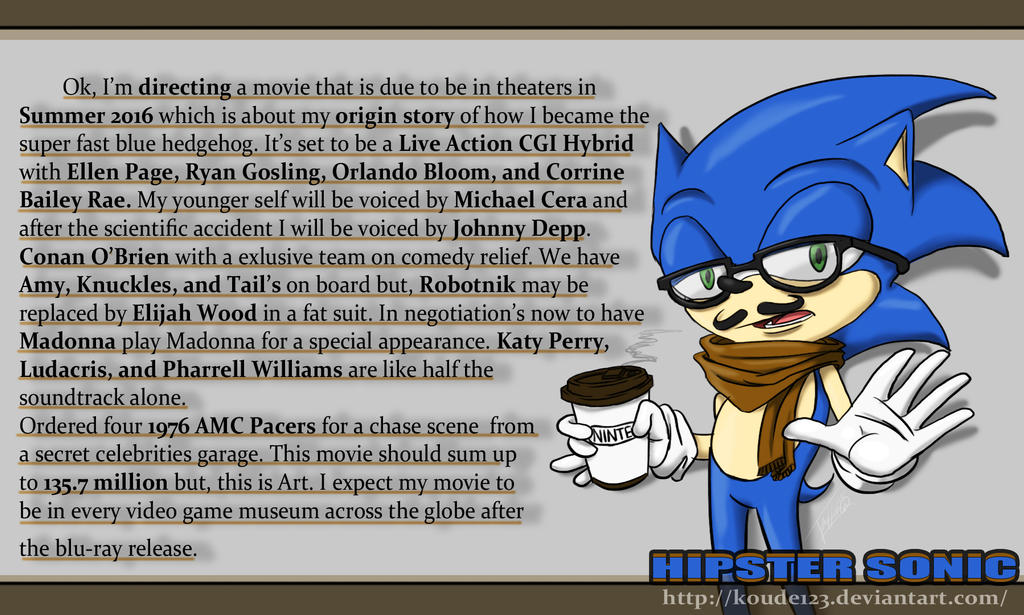 Hipster Sonic Wallpaper By Koude123 On Deviantart
