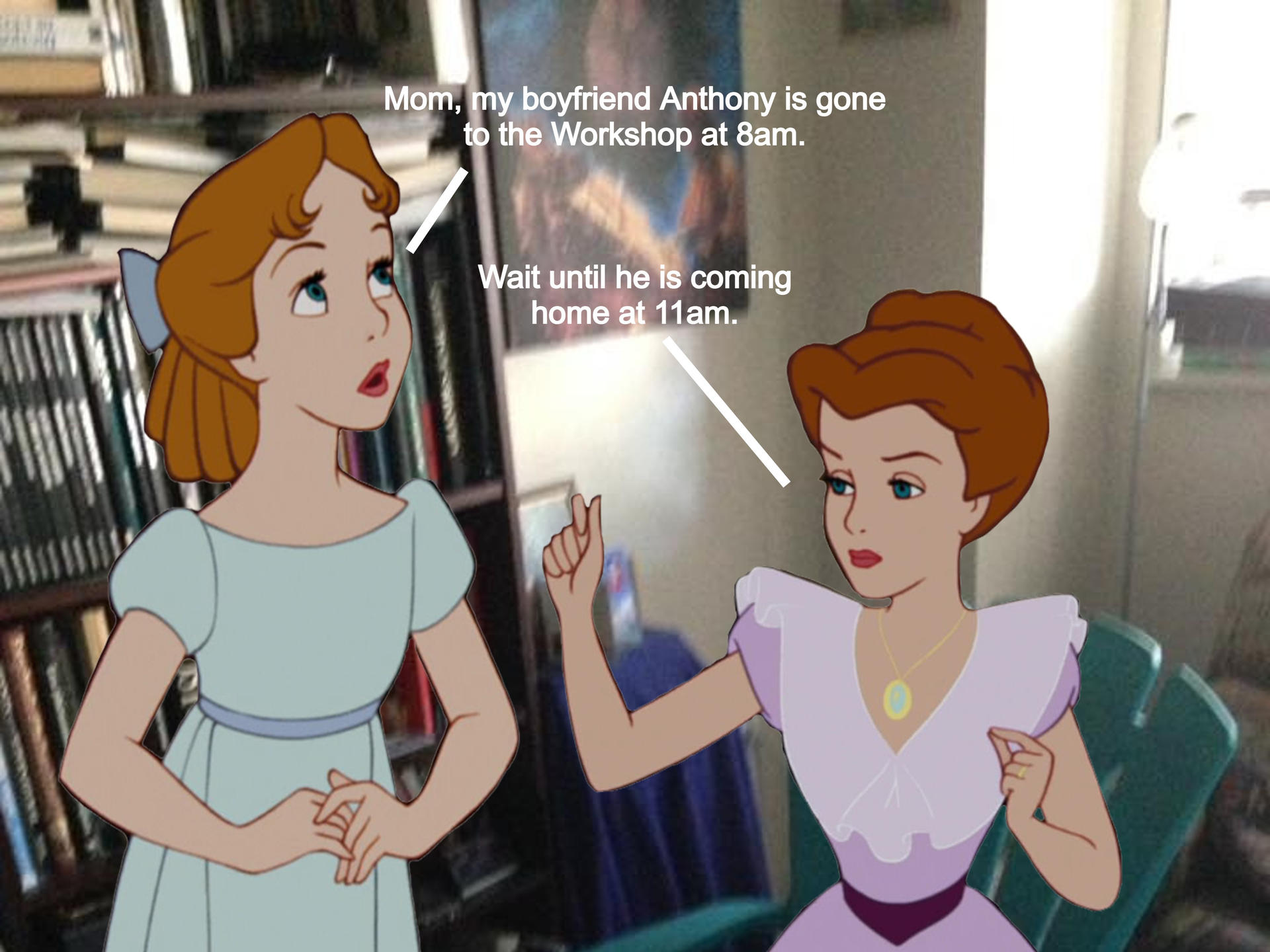 Wendy And Mary Talks About Me By Anthonyartsisback On Deviantart