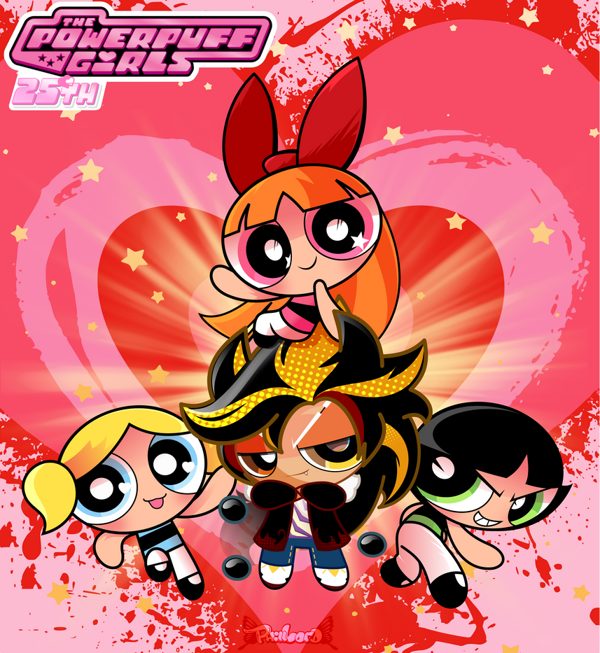 Powerpuff Girls 25th Anniversary By Philllord On Deviantart