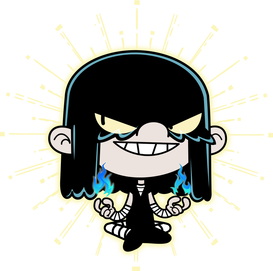 Lucy Loud Possessed By Bill Cipher Requested By Philllord On Deviantart