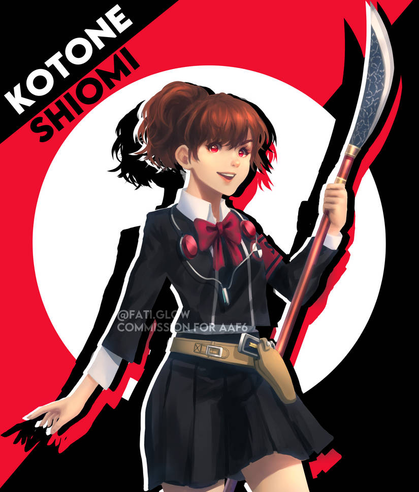 Kotone Shiomi P3 commission by fatiglow on DeviantArt Kotone Shiomi P3 commission by fatiglow on DeviantArt