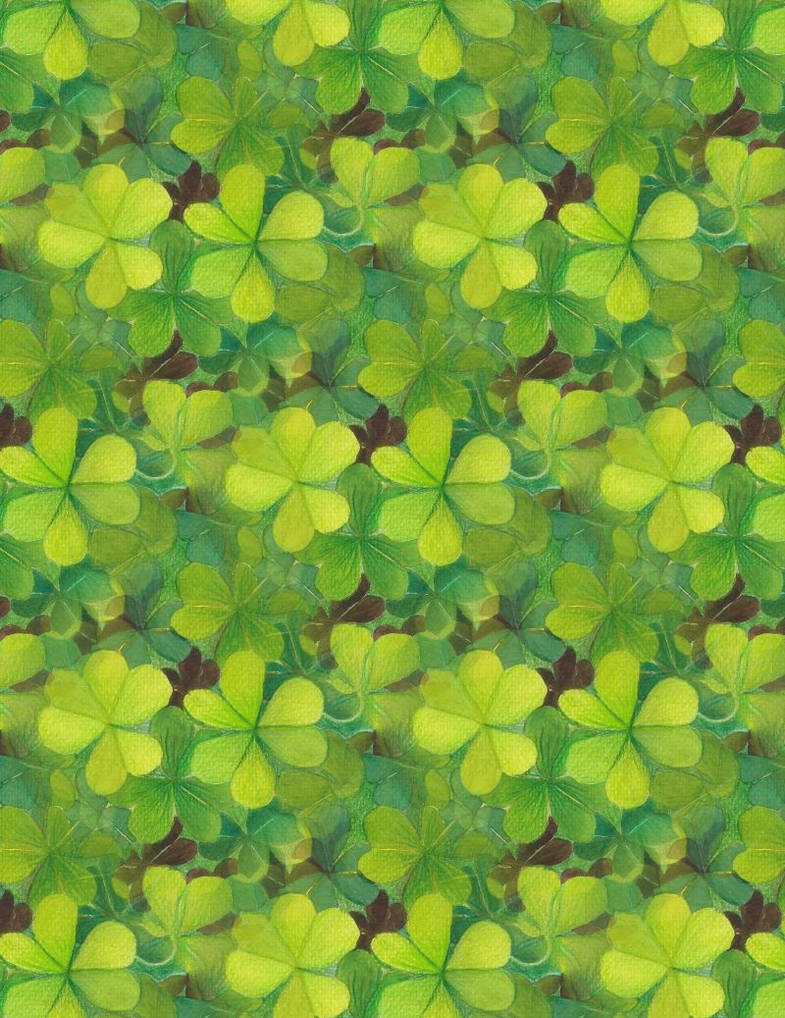 Shamrock Seamless Pattern By Vikaherbs On Deviantart
