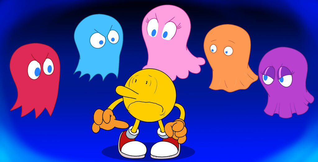 Pac Man Surrounded By Ballisticfury On Deviantart