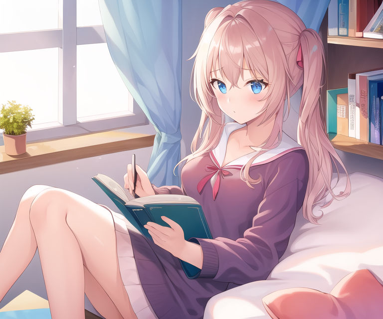 Reading Time By Menikraart On Deviantart