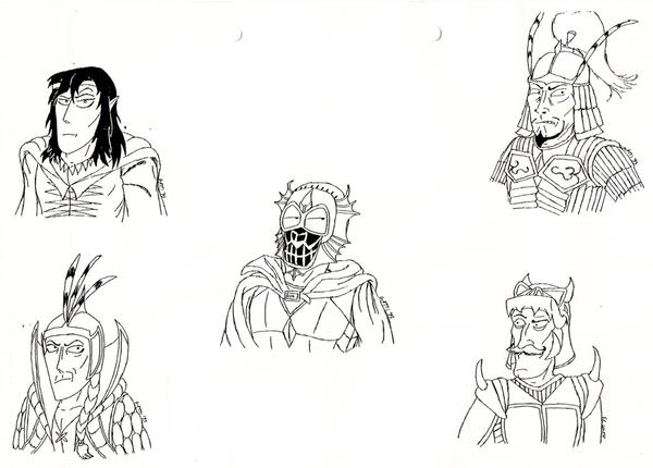 Old game characters 2 by Phayart on DeviantArt