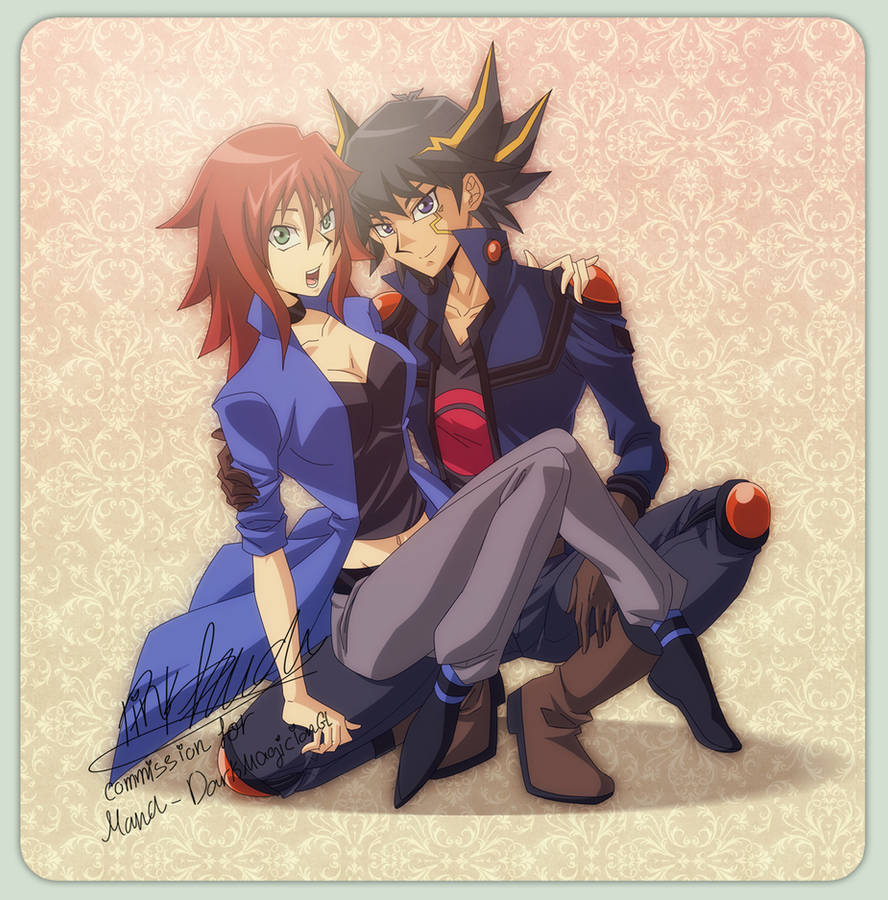 Commission Yusei And Natsumi By Pink Hudy On Deviantart