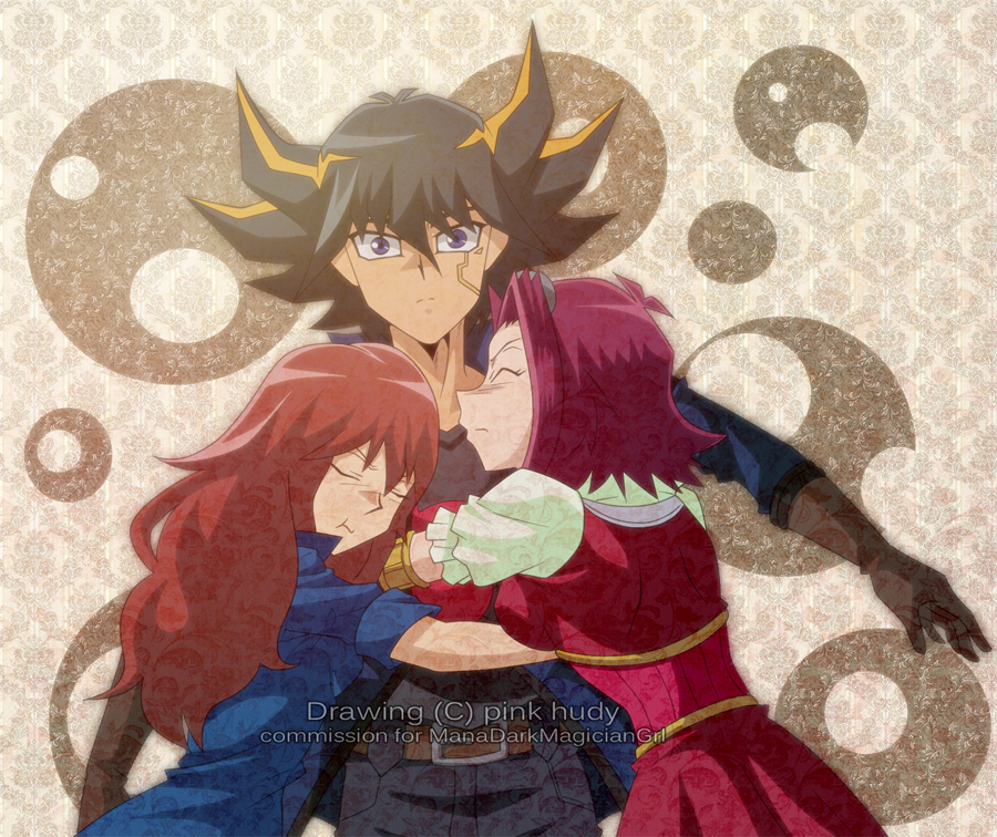 Yugioh Yusei And Akiza Kiss