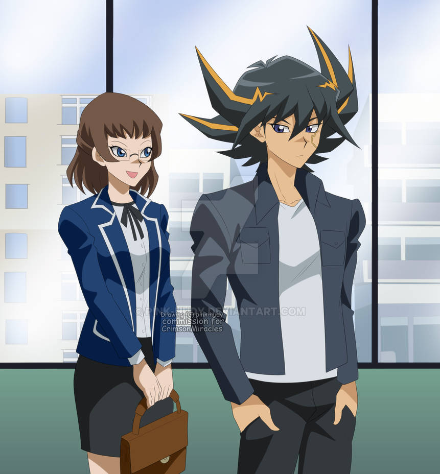 Commission Yusei And Estelle 5 By Pink Hudy On Deviantart