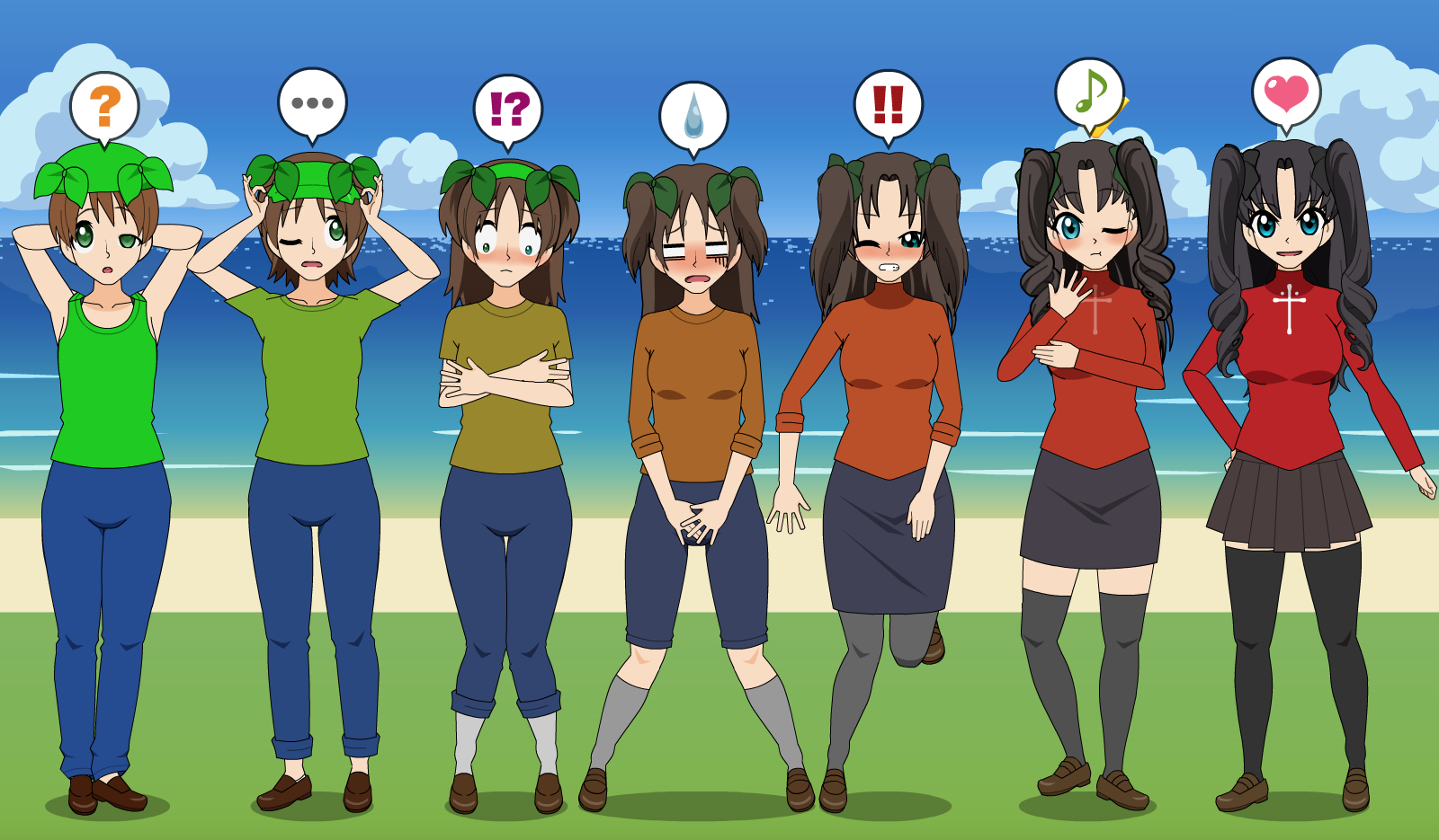 Fate Grand Order Rin Tohsaka Tf Tg Sequence By Nitro The Flygon On Deviantart