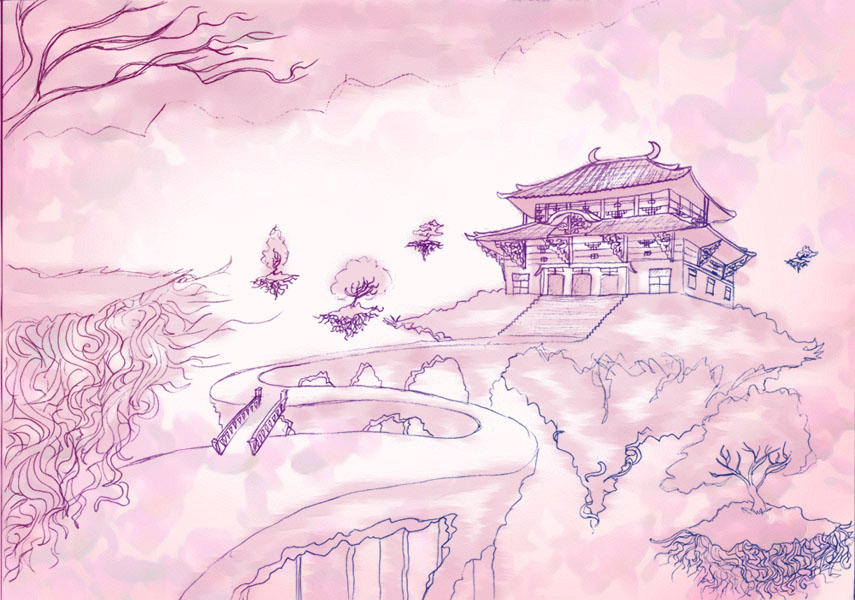 how to draw manga scenery