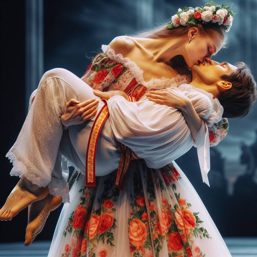 Ballerina Lift Carry Yulia Lift Kiss Male Partner By Wanderer326 On