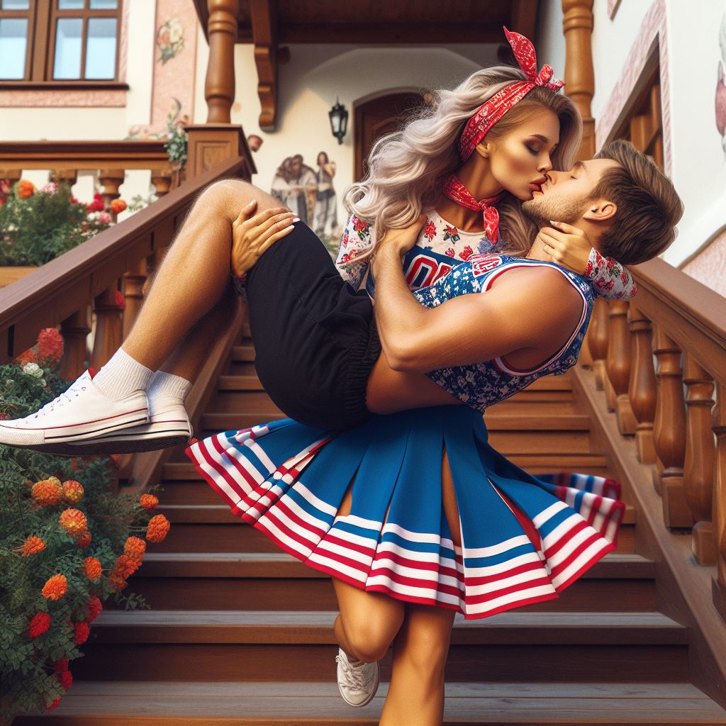Cheerleader Lift Carry Sandi Lift Kiss John By Wanderer326 On Deviantart