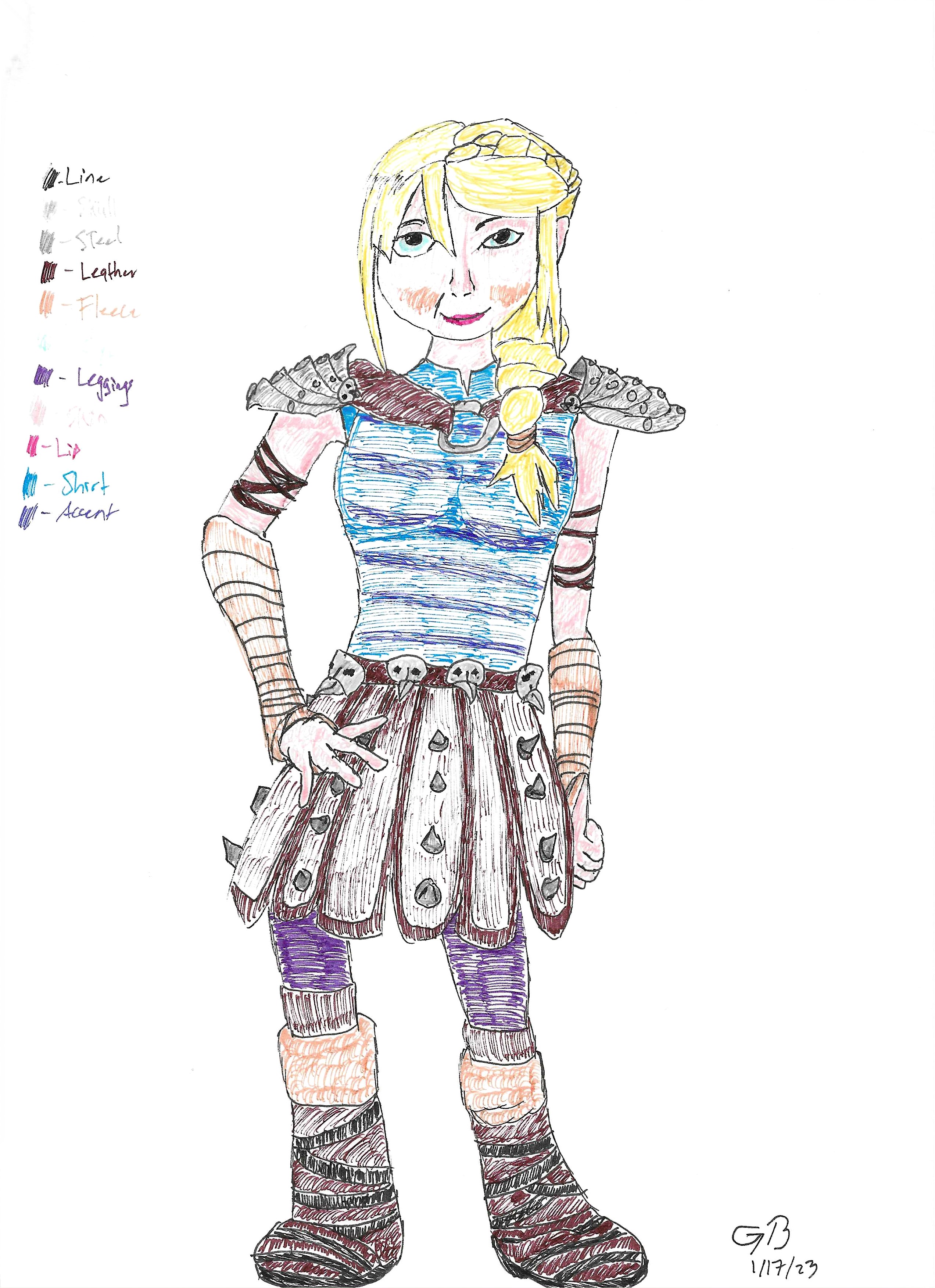 Astrid Hofferson Sketch 1 17 23 By Glaciaberry On Deviantart